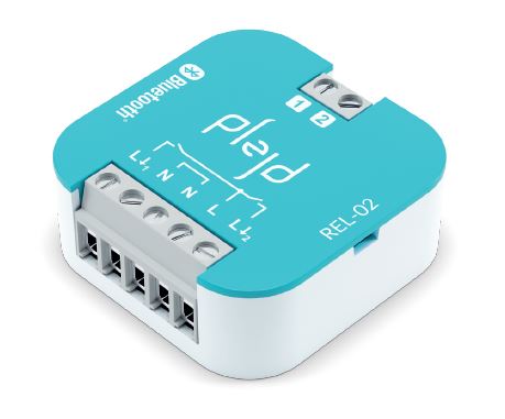 Plejd Spólurofi 2ja Rása Rel-02 16a Í Dós Bluetooth - Ískraft