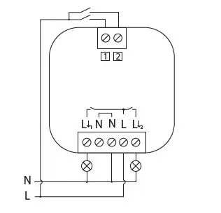 Plejd Spólurofi 2ja Rása Rel-02 16a Í Dós Bluetooth - Ískraft