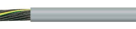 Stýrist Flex-jz 4x1.0mm2 Gr, Nr.Vírar M/Jörð / Þverm:6,70mm - Ískraft